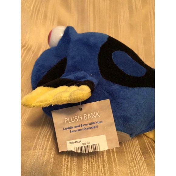 Disney | Toys | Nwt Disney Finding Nemo Dory Blue Plush Coin Bank 2 ...